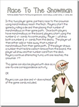 Winter Math Games - Cara Carroll